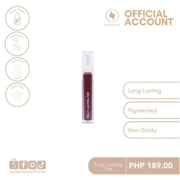 Truly Lasting Tint by Celeste Co. [Gel-based Tint] NEW SWATCHES UPLOADED | Lazada PH