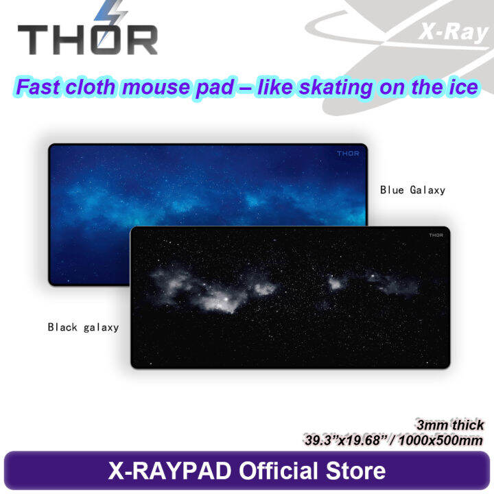 X-raypad THOR Galaxy Fast Speed Cloth Gaming Mouse Pad– 1000x500x3mm ...