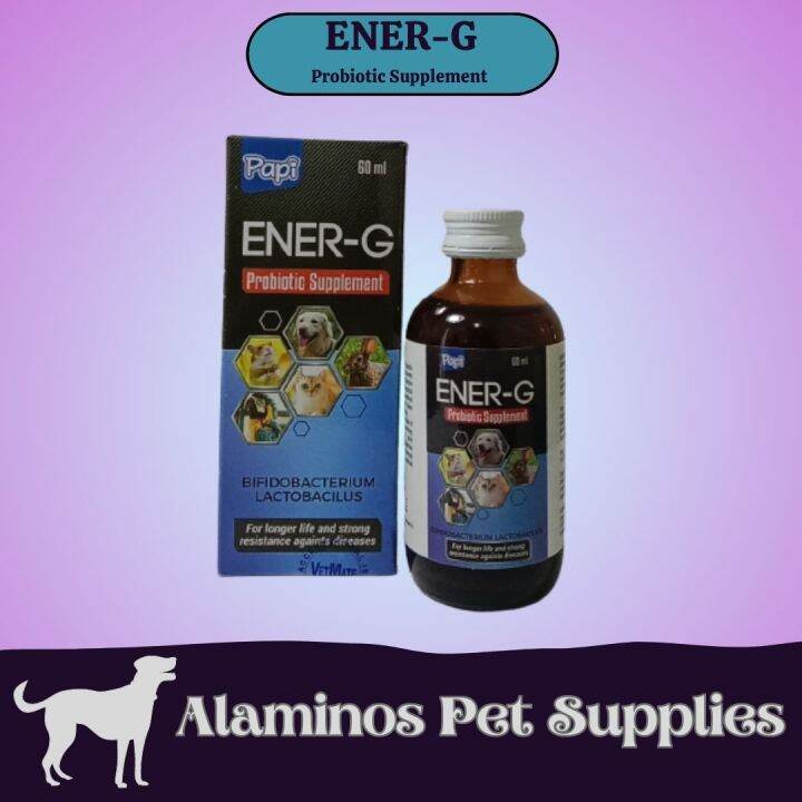 [APS] PAPI ENER-G 60ML/PROBIOTIC SUPPLEMENTS FOR PETS/GAMOT PARA SA ...