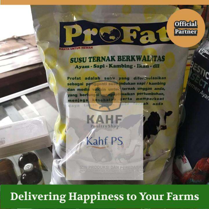 Profat Repack 250 500 gram - Susu Ternak untuk Kelinci Kambing Ayam ...