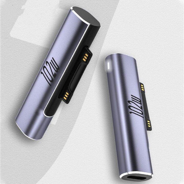 Bộ Chuyển Đổi Từ Tính Cho Microsoft Surface Pro 3 4 Book 1 Máy Tính Xách Tay Type C Female Sạc ...