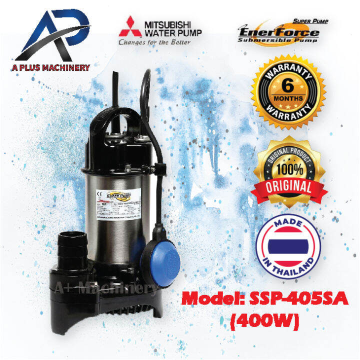 Mitsubishi SSP-405SA Automatic Submersible Pump (Single Phase) (Made In Thailand） | Lazada