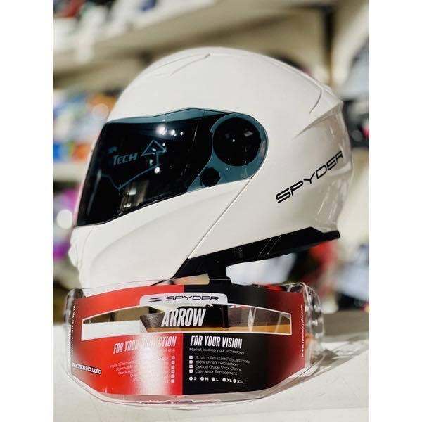 SPYDER ARROW PD S0 Modular Dual Visor Helmet + Free Clear Visor | Lazada PH