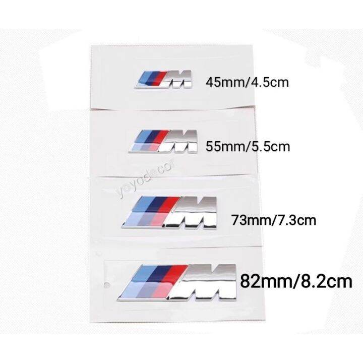 Fashion BMW M Sports Car Sticker 3D Logo Car Body side Sticker Rear ...