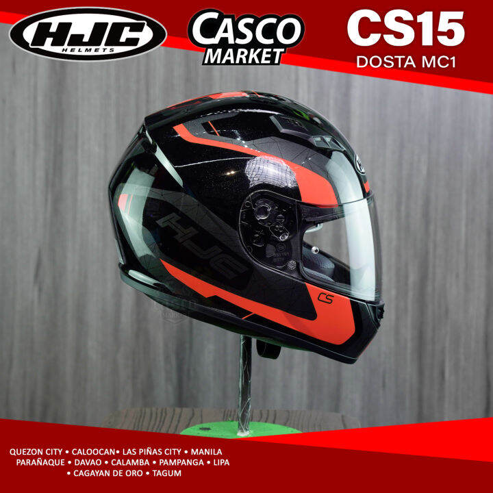 HJC CS15 DOSTA FULL FACE SINGLE VISOR MOTORCYCLE HELMET | Lazada PH