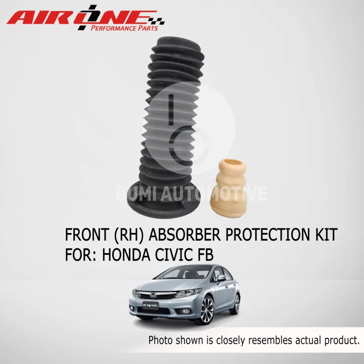 Honda Civic FB (TRO) Front (Depan) Absorber Dust Cover + Bump Stopper ...