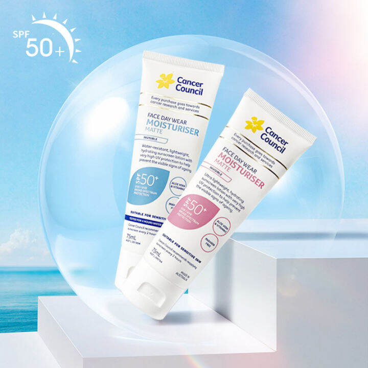 ครีมกันแดด Cancer Council Australia Face Day Wear Moisturiser Matte SPF ...