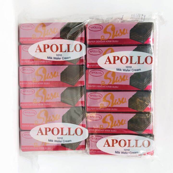 Apollo Milk Wafer Cream ( 48pcs ) | Lazada
