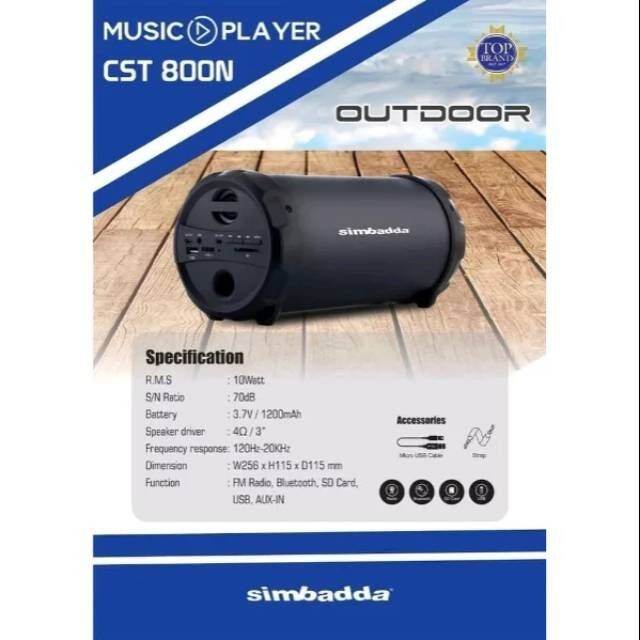 Simbada CST 800N bluetooth wireless Outdoor Portable Speaker | Lazada ...
