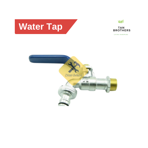 1/2" Heavy Duty Washing Machine Brass Ball Valve Bibcock tap Wall ...