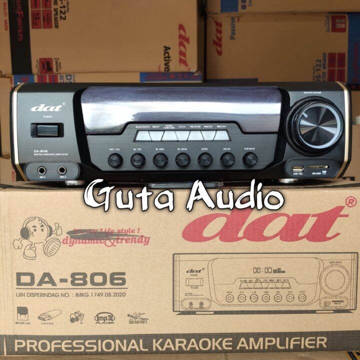 Power ampli amplifier bluetooth DAT DA 806 / DA806 / DAT 806 | Lazada ...