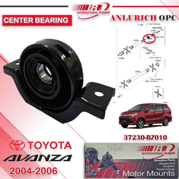 CENTER BEARING ASSEMBLY TOYOTA AVANZA 2004-2006 International Rubber ...