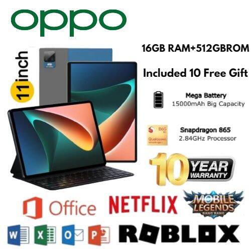 NEW 5G Tablet Oppo Tablet 11.5 Inch Android Tablet 16GB 512GB Learning ...