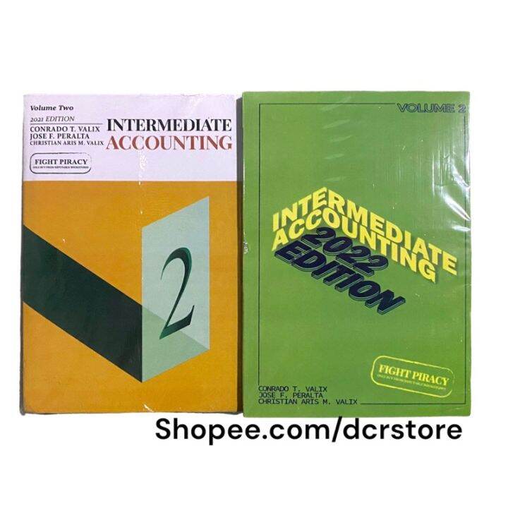 Intermediate Accounting Volume 2 by valix | Lazada PH Intermediate Accounting Volume 2 by valix | Lazada PH