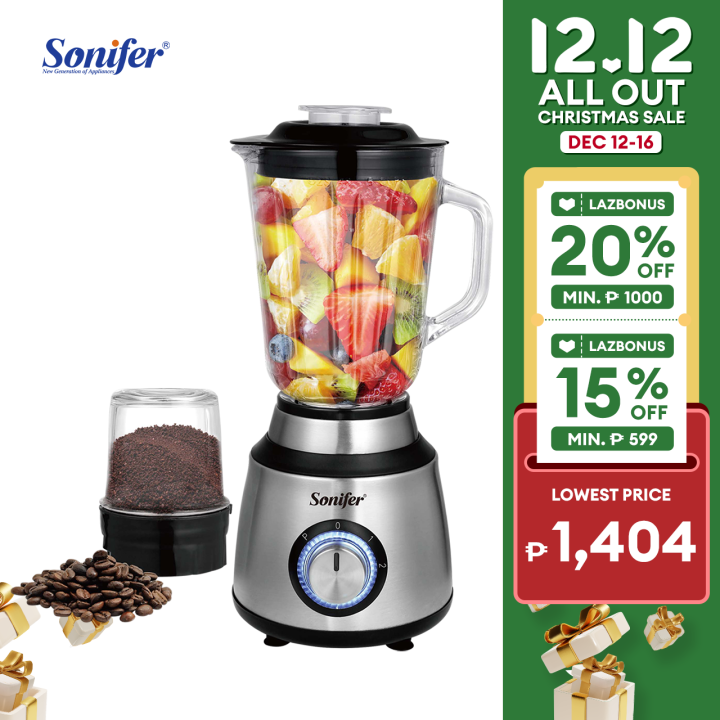 Sonifer Store Countertop Blender with 400W，1.5L capacity, 4-blade ...