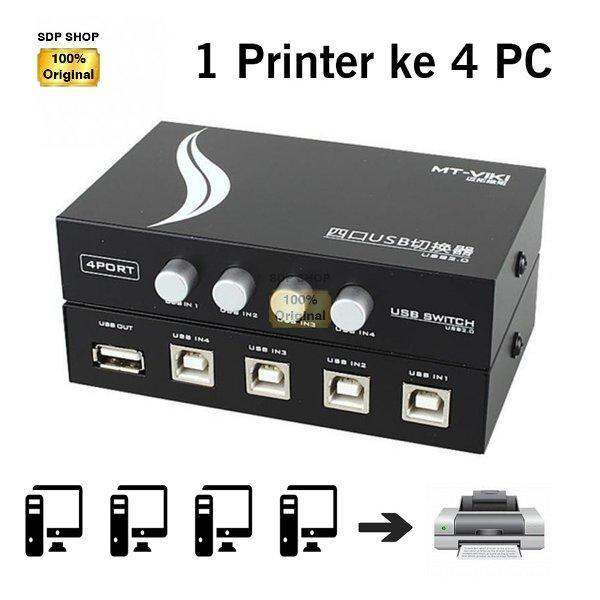USB Printer Switch Sharing Cabang 4 Port Manual | Lazada Indonesia