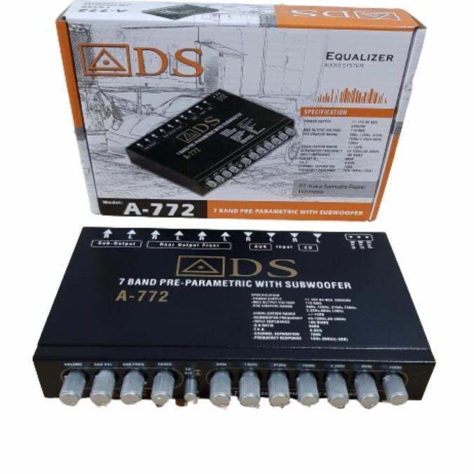 PREAMP EQUALIZER PARAMETRIK AUDIO HIGH QUALITY PRE AMP ADS 772 | Lazada ...