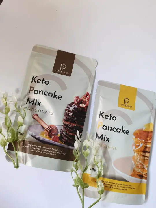 Keto Pancake Mix - Plain or Chocolate Flavor | Lazada PH