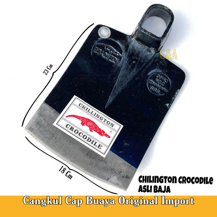 Cangkul Cap Buaya Original Produk Import - Cangkul Baja Anti Lengket ...