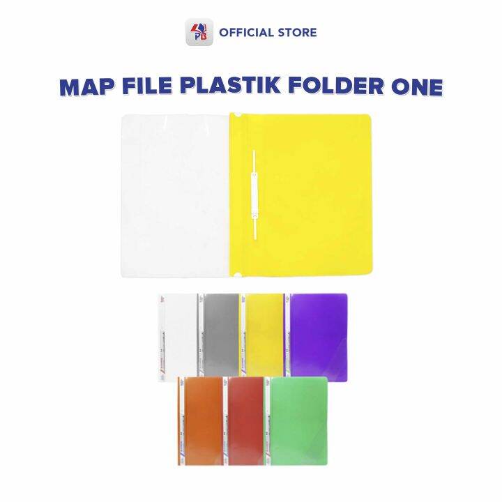 Map File Plastik Folder One Berwarna Kode K-2757 Ukuran A4 | Lazada ...