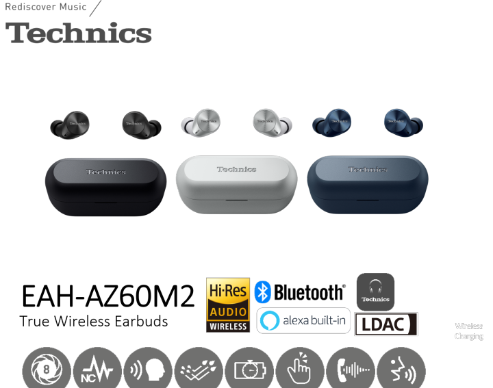 True Wireless Earbuds EAH-AZ60M2 Wireless Headphone with Microphone ...