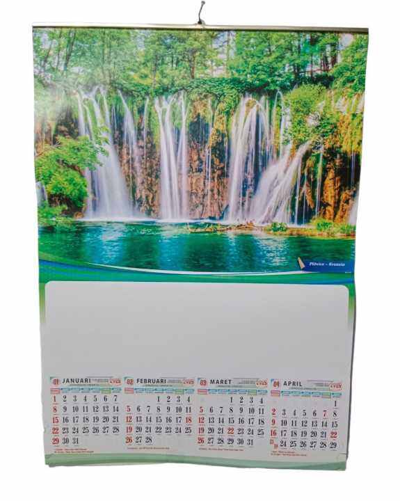KALENDER GANTUNG CATUR WULAN TAHUN BARU 2024 4 BULAN 1 LEMBAR DENGAN ...
