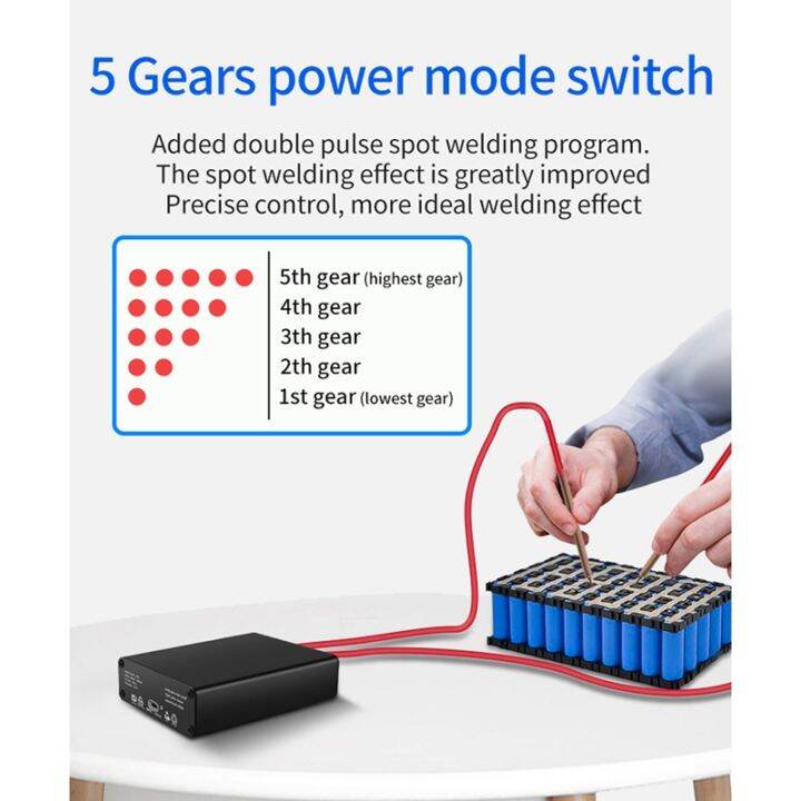 Mini Pocket Spot Welder 5-Speed Adjustable Handheld 2.1A Quick Charge ...