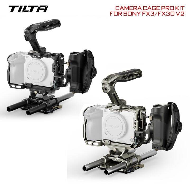 NEW Upgraded TILTA Sony FX3 FX30 Camera Cage Armor Pro Kit Light Basic Full Cage Tactical Suit ...