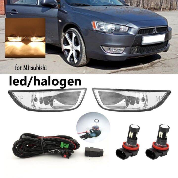 Fog Lights LED Fog Light for Mitsubishi Lancer EX 2007 2008 2009 2010 ...