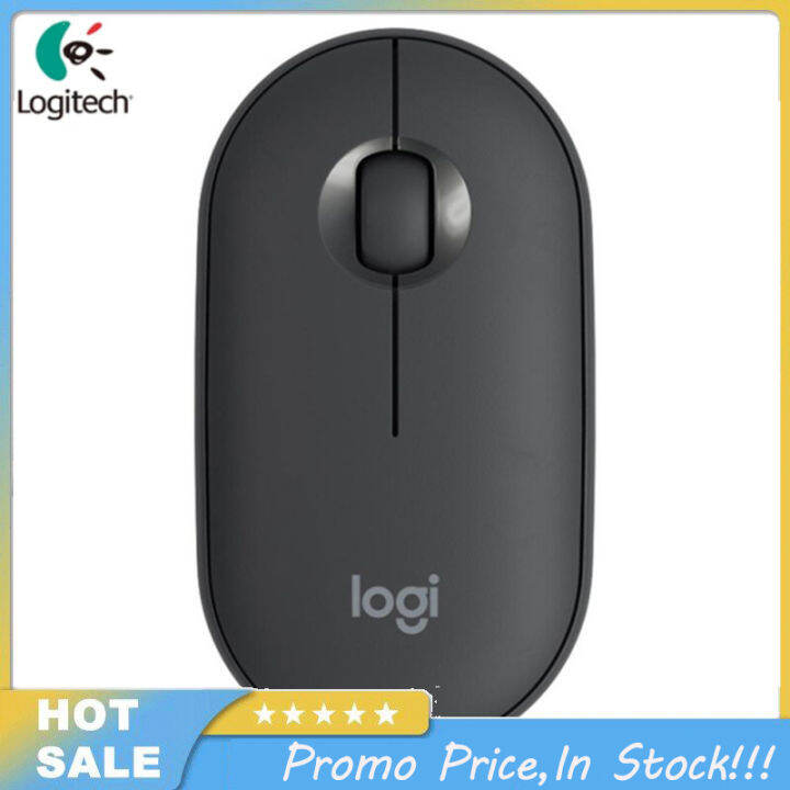 Logitech Pebble M350 Wireless Mouse Bluetooth-compatible 5.2+2.4G Dual ...