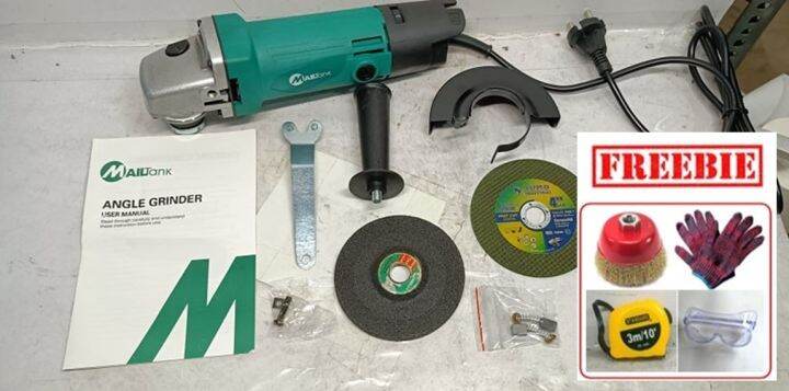 MAILTANK VARIABLE SPEED Angle Grinder 900W SH02 (Green) With Freebie ...