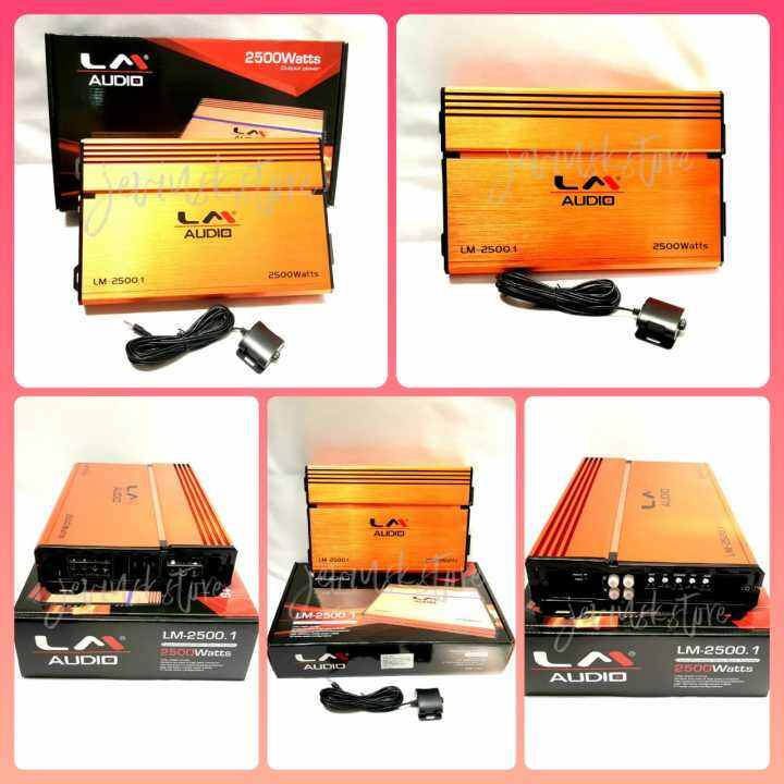 POWER AMPLIFIER LM AUDIO LM-2500.1 MONOBLOCK CLASS D 2500WATTS | Lazada ...