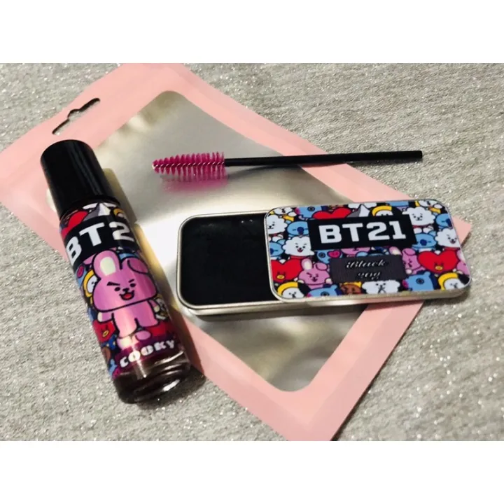 BT21 BTS Brow Soap and gel syrup tint set of 2 limited edition⚘ | Lazada PH