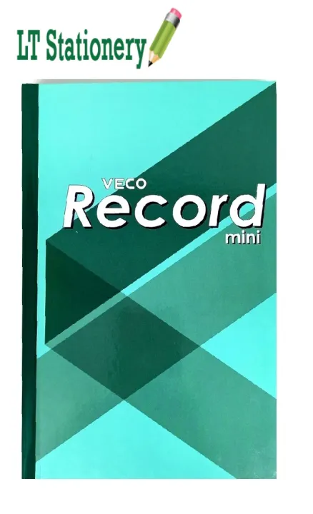 Veco Record Book Notebook Hard Cover Mini Record Book | Lazada PH