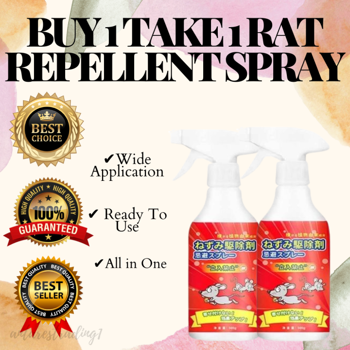 🐀🐀🐀 Best Seller BUY 1 TAKE 1 RAT REPELLENT SPRAY 500g.| Rat Spray ...