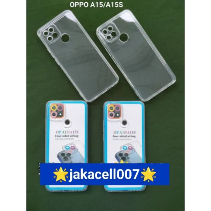 CASE SPACE SERIES TRANSPARAN CASING HP OPPO A15/A15S SLIKON TERBARU ...
