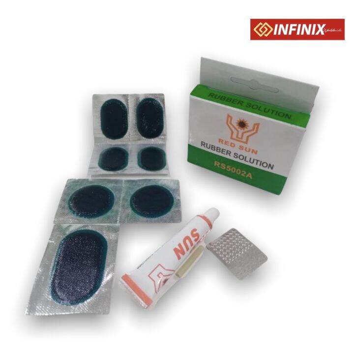 BICYCLE TIRE TUBE REPAIR KIT (BIG) RED SUN | Lazada PH