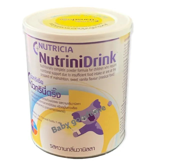 Nutricia NutriniDrink นิวทริเซีย นิวทรินี่ดริ๊งค์ ขนาด 400 กรัมสินค้าใหม่ อายุยาว | Lazada.co.th