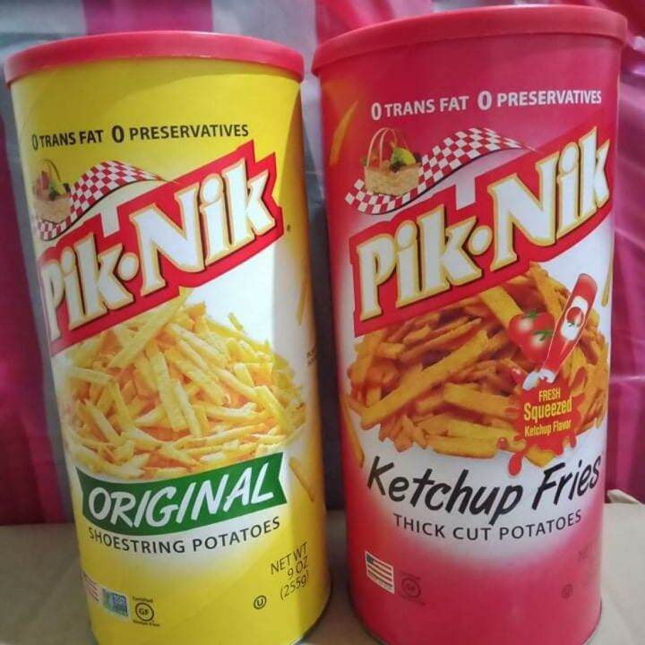 pik-nik original and ketchup fries flavor 255 grams 2pcs | Lazada PH