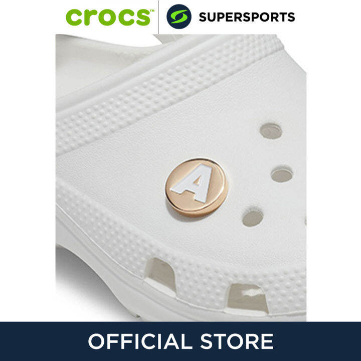 CROCS Jibbitz Gold Letter A ตัวติดรองเท้า | Lazada.co.th
