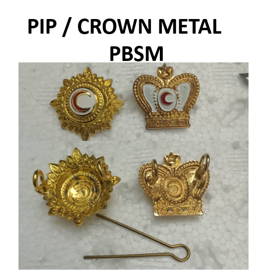 Pangkat PIP / CROWN Epolut PBSM Bulan Sabit Merah Metal | Lazada