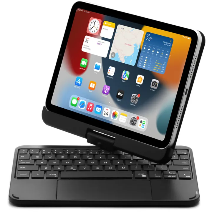 Rotatable Magnetic Bluetooth Keyboard Case for iPad Mini 6th Gen 2021 8 ...