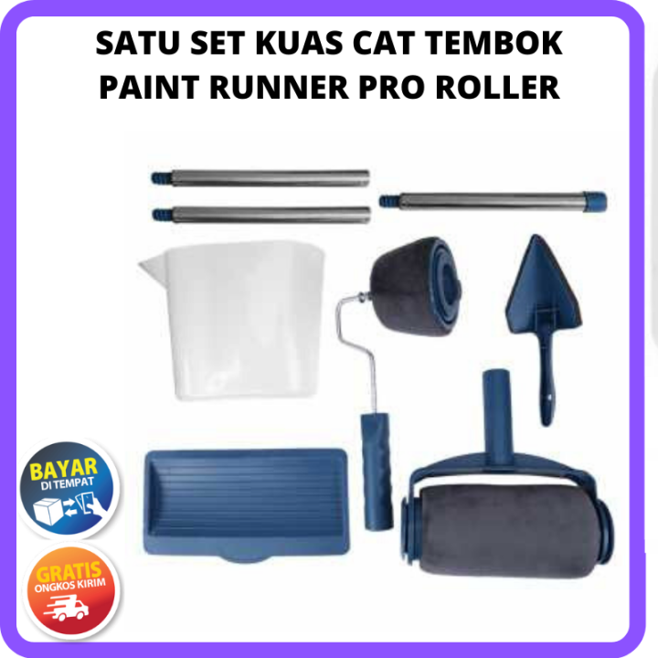Set Alat Cat Tembok Rumah Kuas Roller / Cat Tembok Rumah Denagn ...