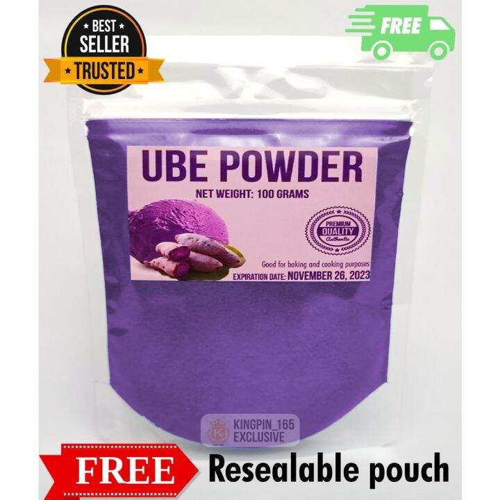 100 PURE Natural Premium Ube Powder (Purple Yam Powder) for Soft Ube ...