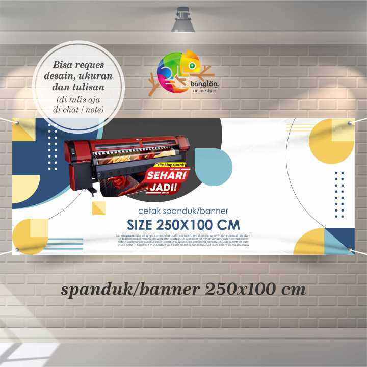 Size 250x100 Cm Cetak Spanduk Banner Custom Resques Desain, Ukuran & Tulisan | Lazada Indonesia