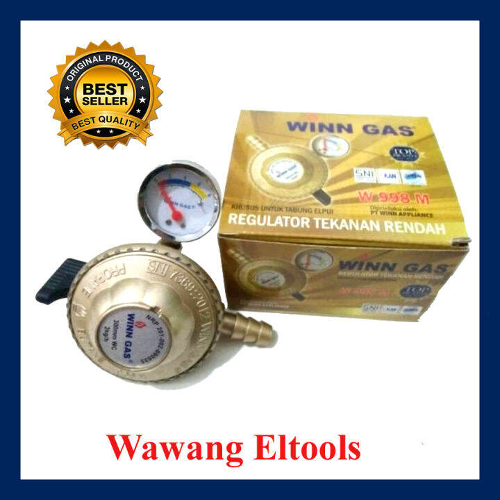 REGULATOR LPG WINN GAS W 998/228M TEKANAN RENDAH PREMIUM QUALITY / SNI | Lazada Indonesia