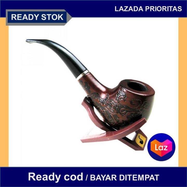 Pipa Rokok Kayu Ukiran Klasik / Cerutu / Aksesories / Smart Devices ...