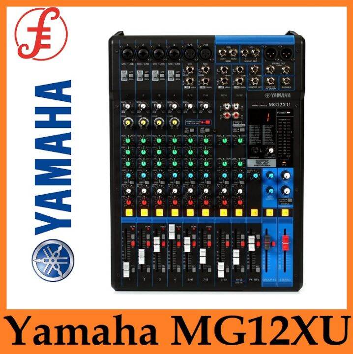 Yamaha MG12XU 12-Input Mixer with Built-In FX and 2-In/2-Out USB ...