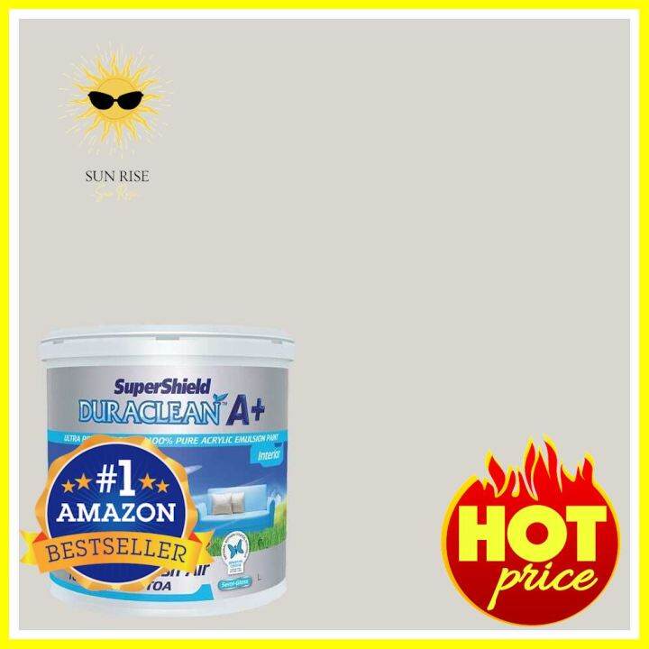 สีน้ำทาภายใน TOA SUPERSHIELD DURACLEAN A PLUS #8299 สี ICE AGE กึ่งเงา ...