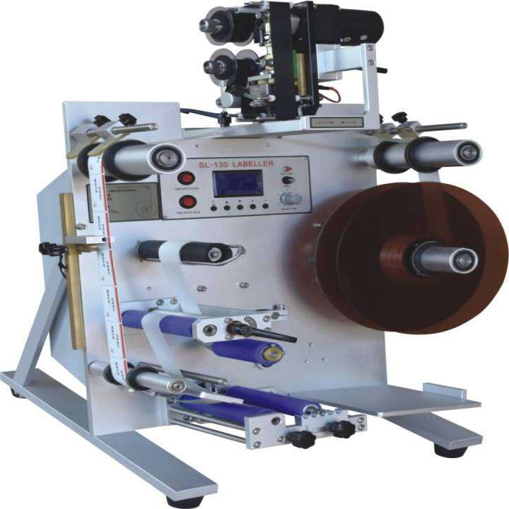 Shenglong SL-130 round bottle labeling machine production date labeling ...